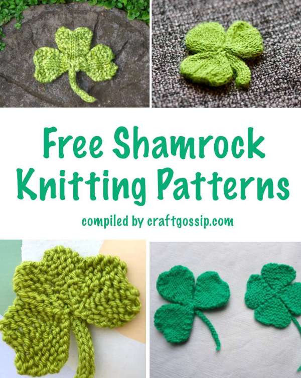 Free and Easy Shamrock Knitting Patterns – Idiom Studio