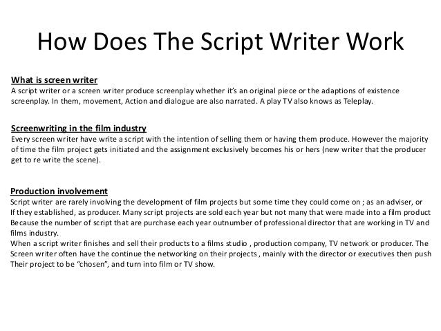 The Art Of Scriptwriting: How To Write A Compelling And Engaging Story ...