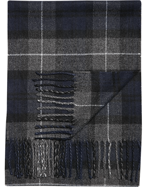 Pronto Uomo Blue & Black Plaid Scarf only $2.99 – Idiom Studio